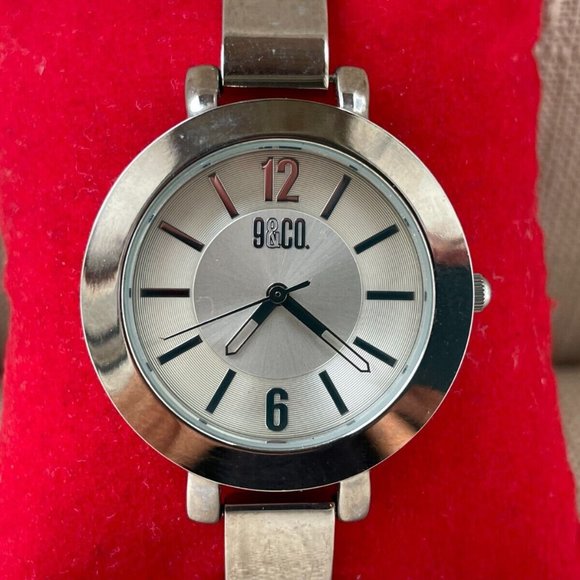 Nine & Co. | Accessories | 9 And Co Women Wristwatch Silver Tone Analog ...